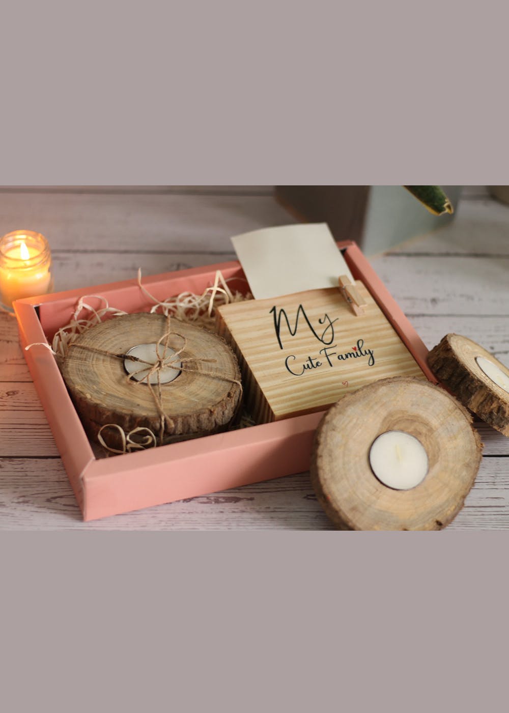 Get Gift Hamper- Wooden Log Hamper Box at ₹ 799 | LBB Shop
