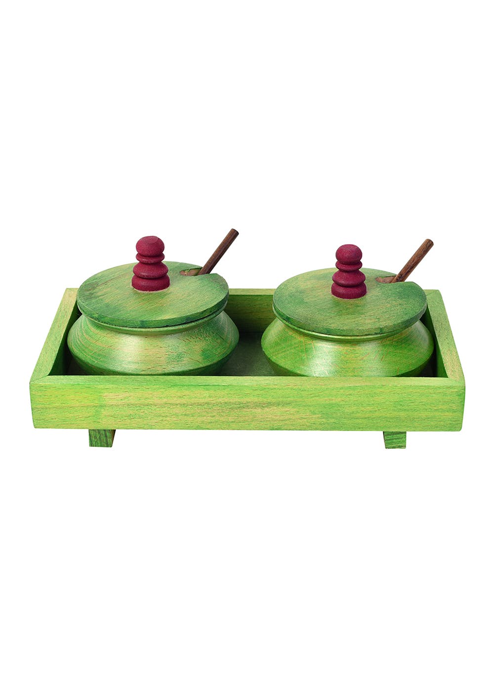 Get Handcrafted Refreshment Jar Set with Tray and Spoon at ₹ 1199 | LBB ...