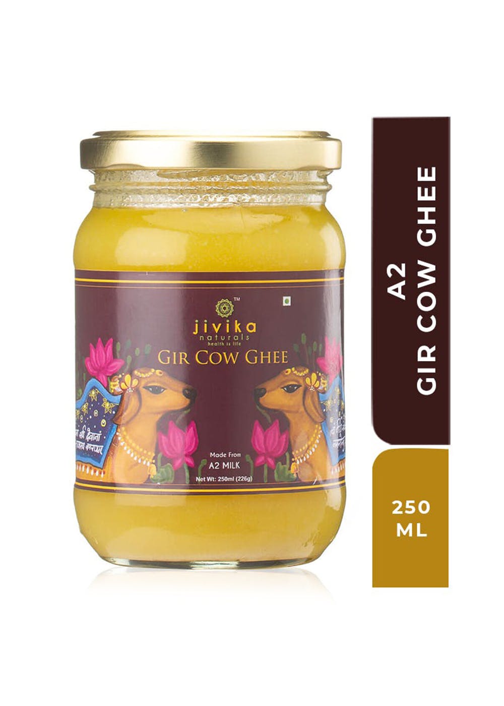 Get Premium Gir Cow Ghee 250ml at ₹ 589 | LBB Shop