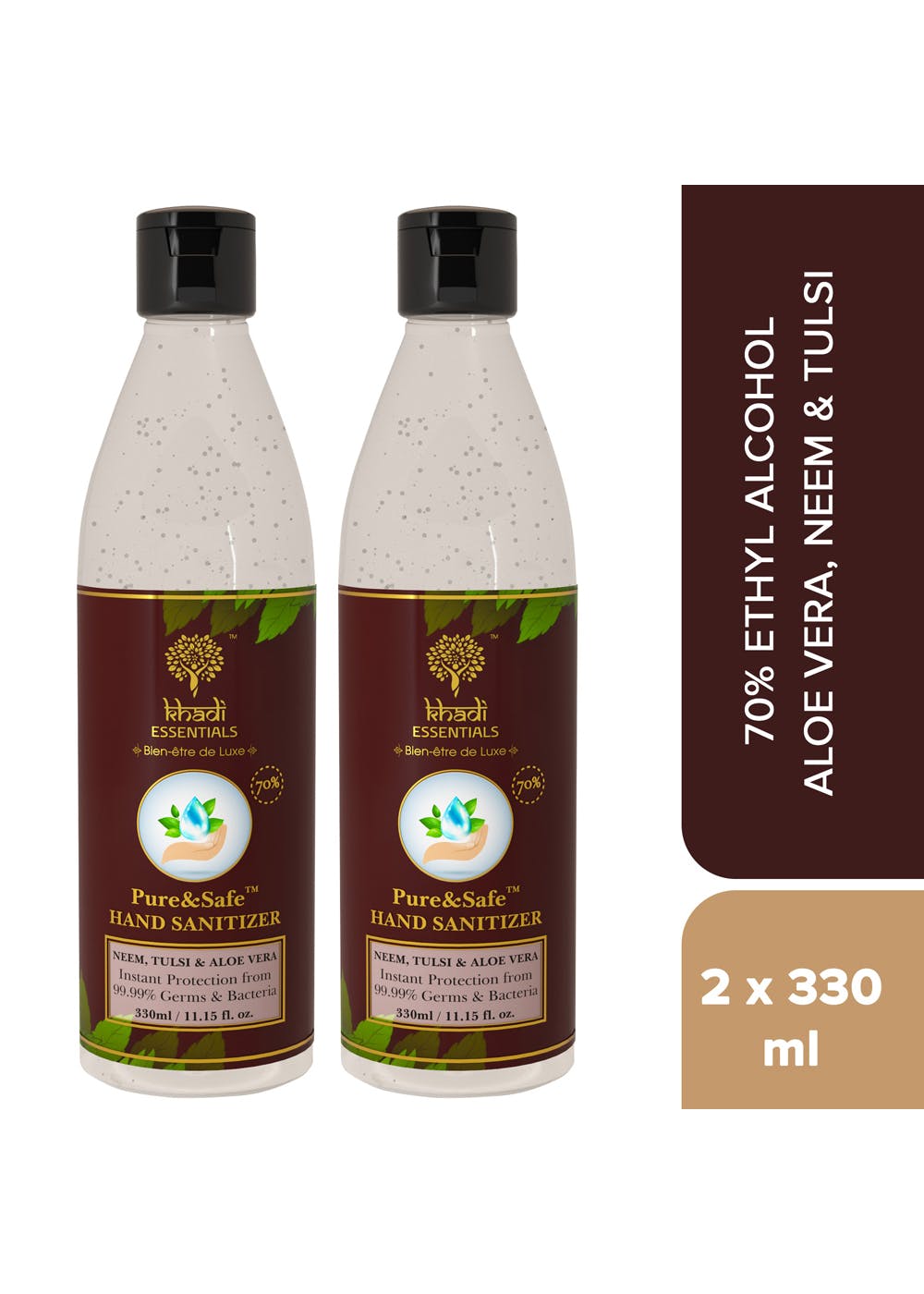 Get Pure&Safe Instant Hand Sanitizer - Pack of 3 (330ml each) at ₹ 495 ...