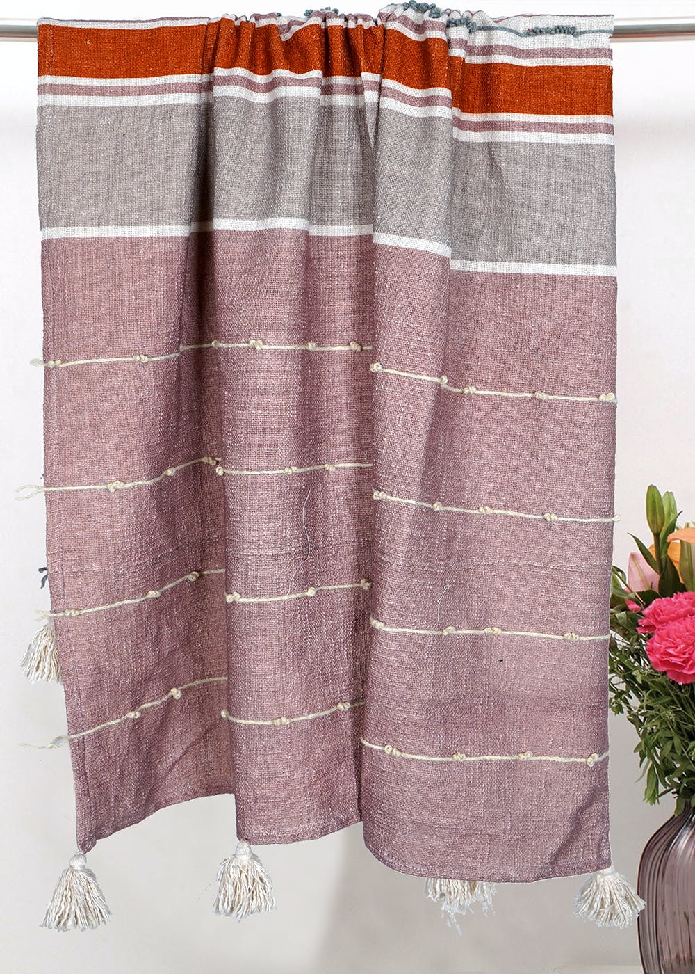 Get Mahogany - Embroidered Throw (50 X 60 Inches) at ₹ 4499 | LBB Shop