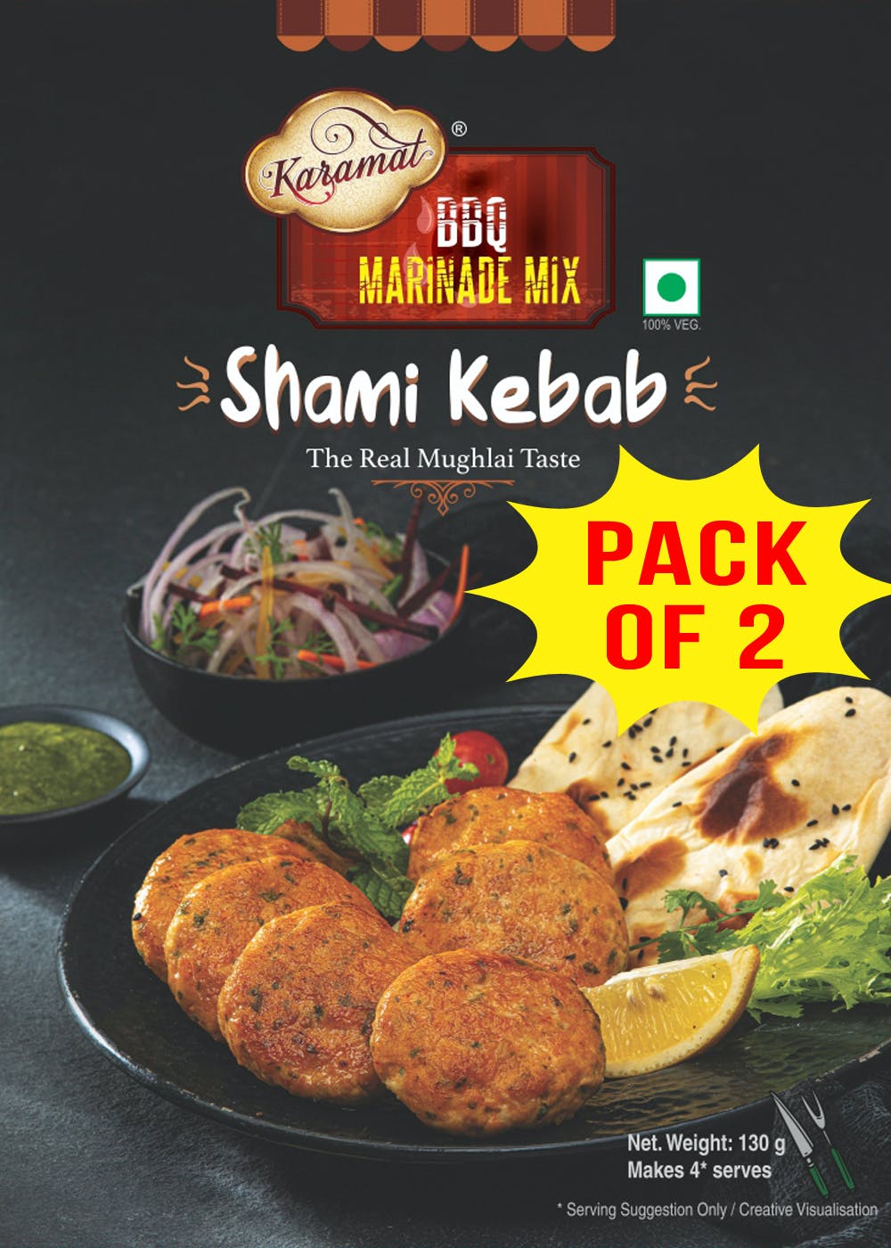 Get Shami Kebab Mix - Pack Of 2 at ₹ 198 | LBB Shop