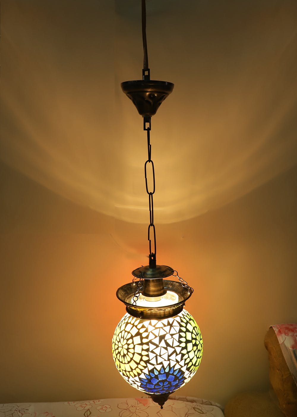 Get Handmade Glass Ceiling Light at ₹ 649 | LBB Shop