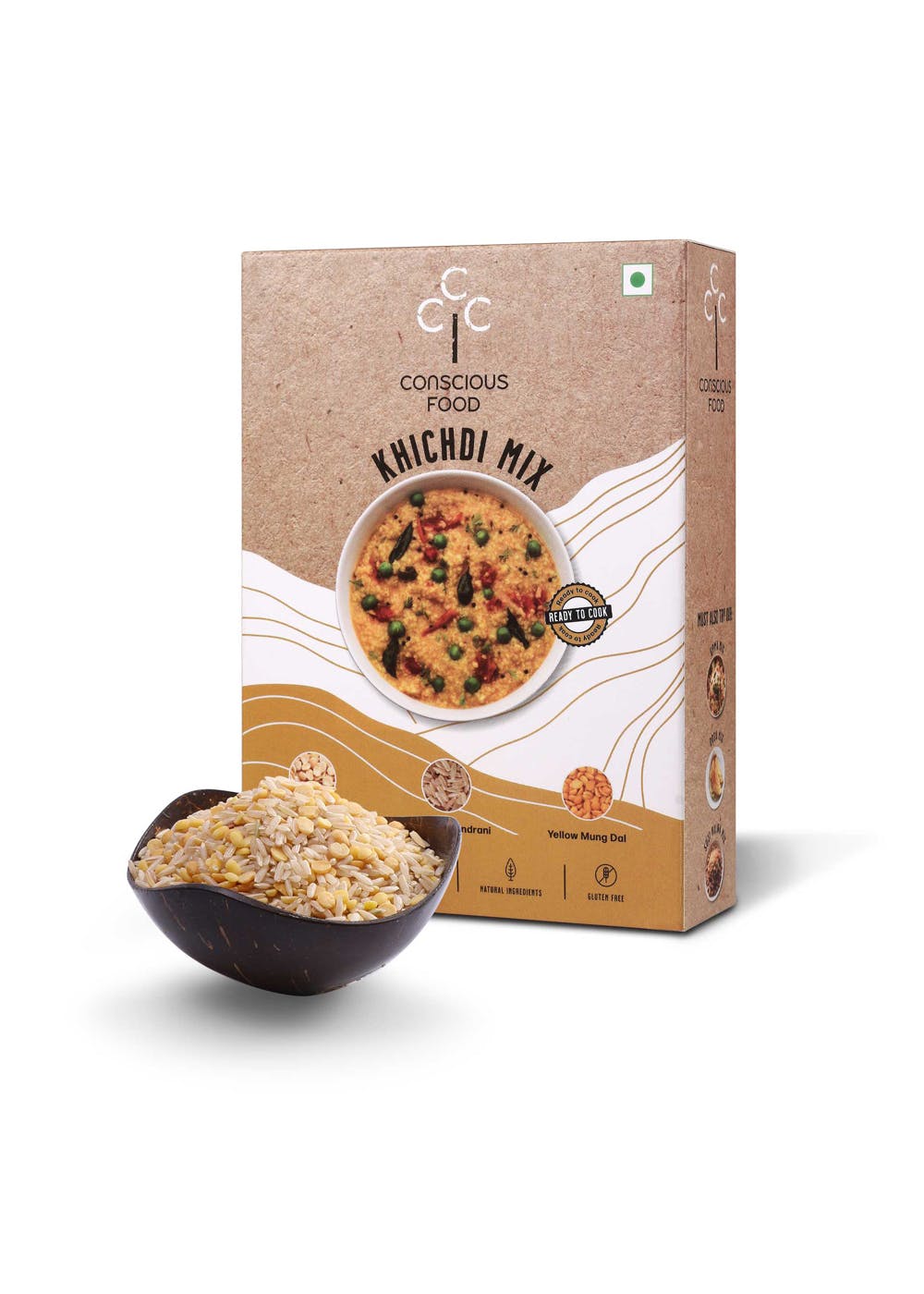 Get Natural Khichdi Mix 1000G Pack Of 2 (500G X 2) at ₹ 246 | LBB Shop
