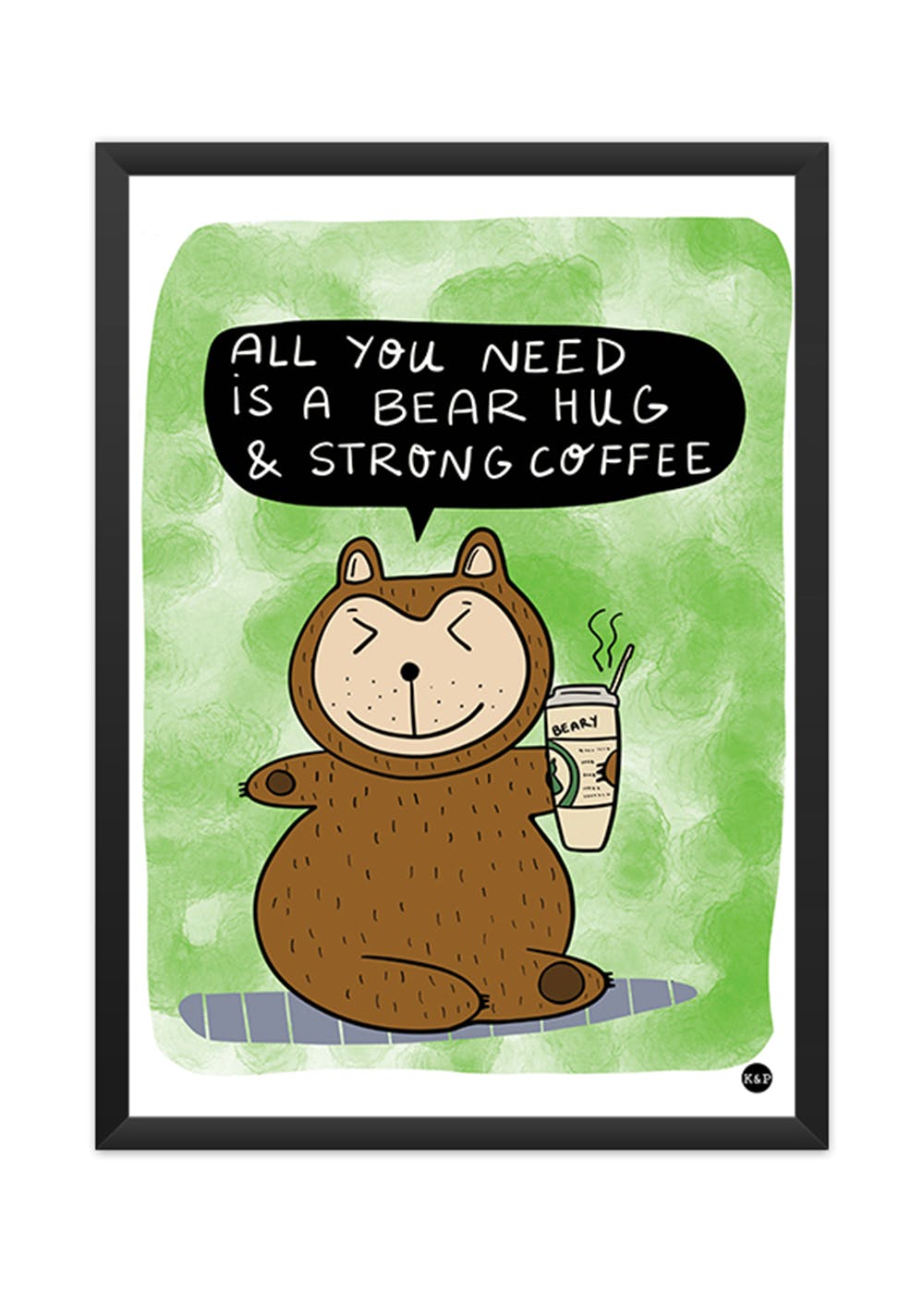 Get "Bear Hug" Framed Wall Art at ₹ 599 | LBB Shop
