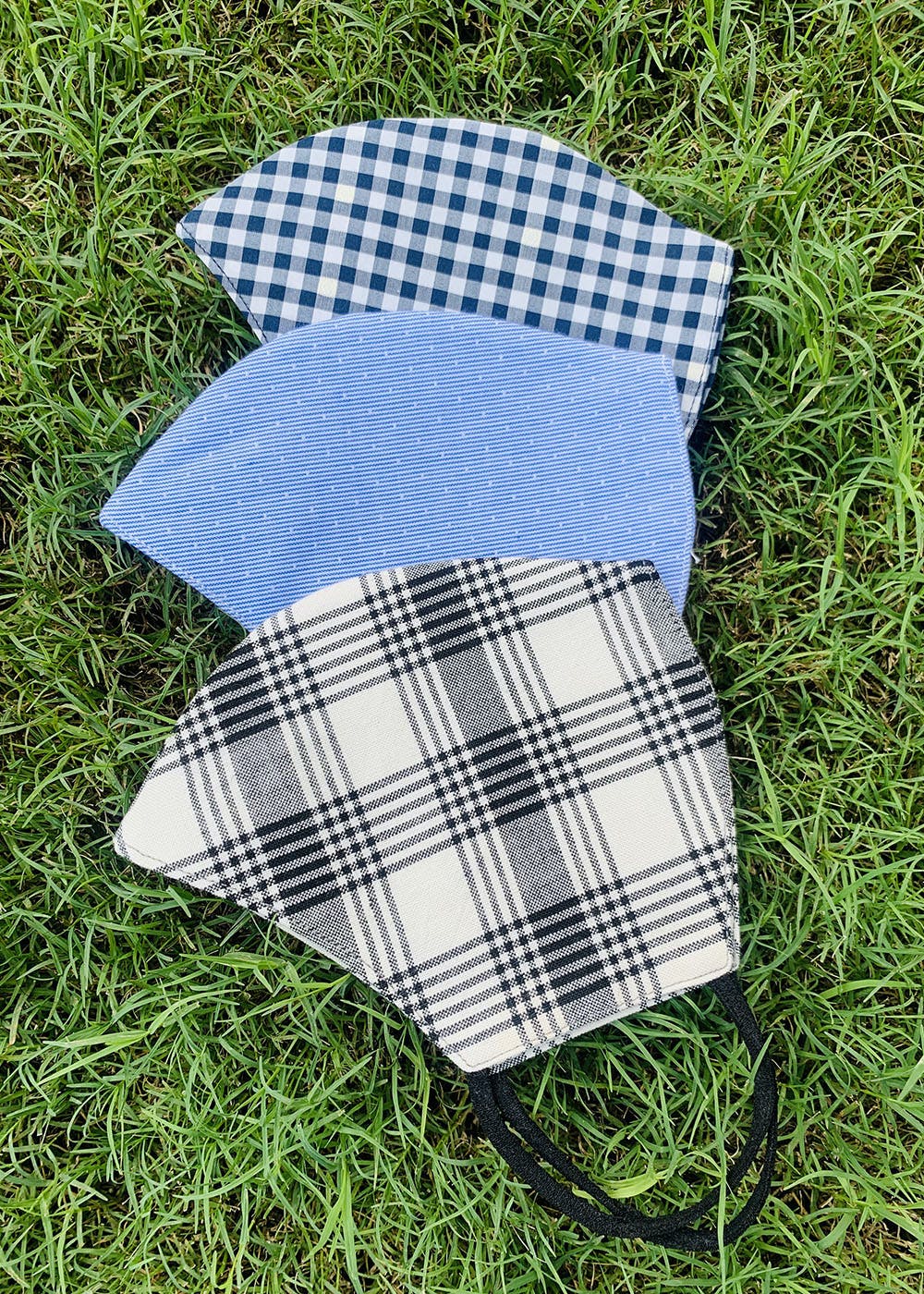 Get Set of 3 Checkered Cotton Reversible Mask at ₹ 645 | LBB Shop