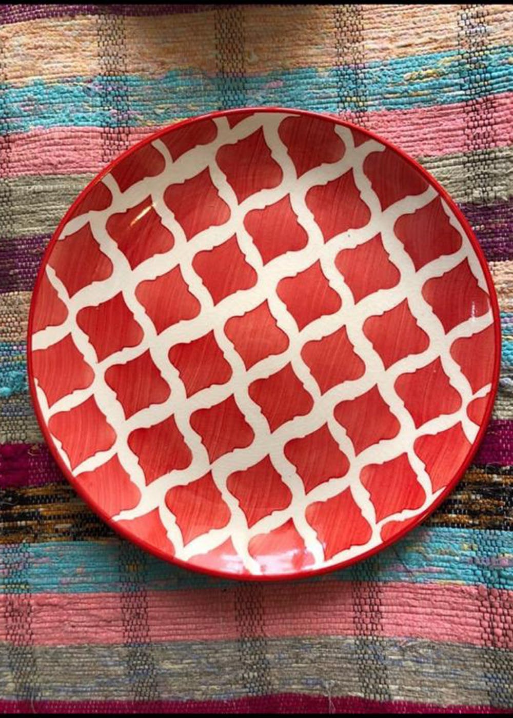 Get Moroccan Dinner Plates Red at ₹ 949 | LBB Shop