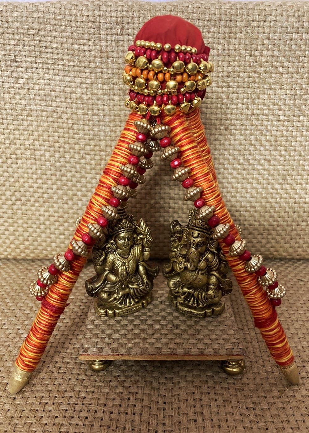 Get Laxmi Ganesh Taper Stand at ₹ 3500 | LBB Shop