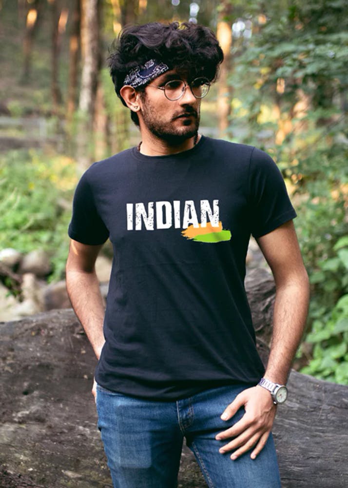 Get "Indian" Crew Neck T-Shirt at ₹ 399 | LBB Shop