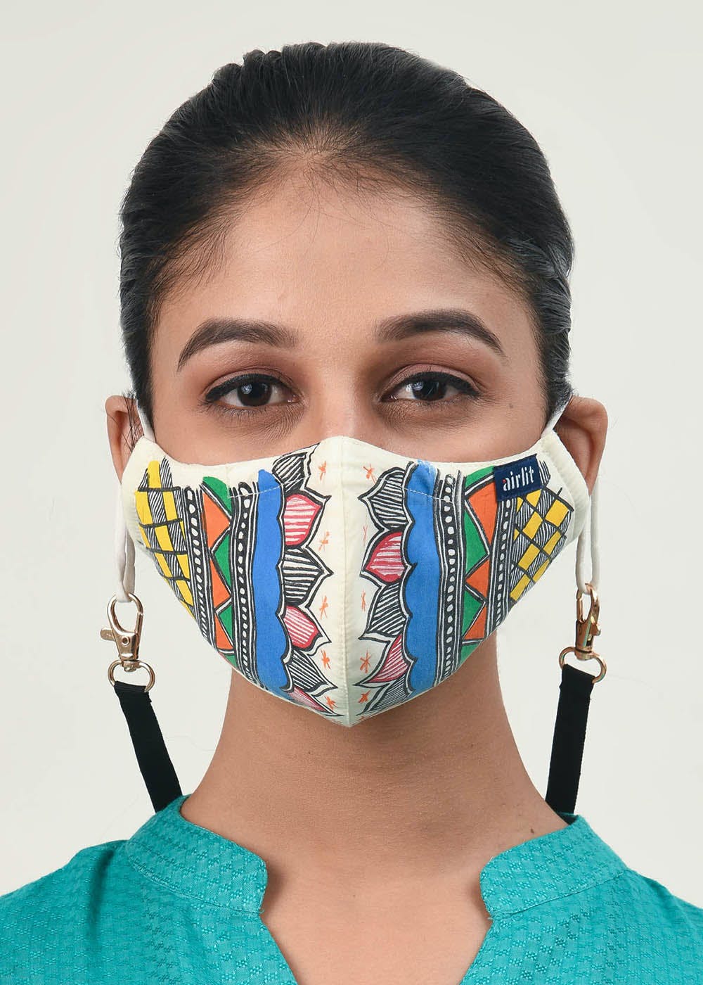 Get The Maze Madhubani Hand Painted Mask at ₹ 899 | LBB Shop