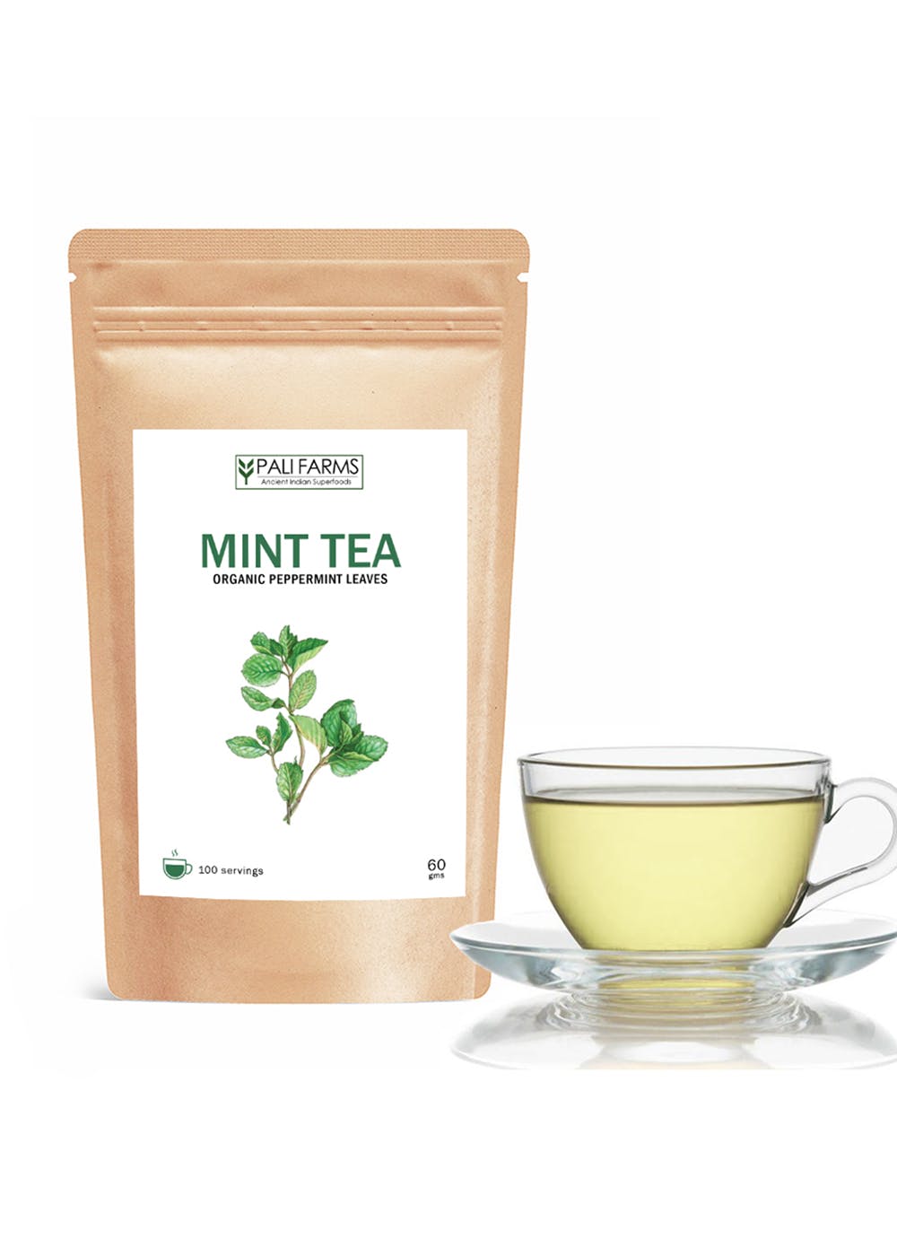 Get Mint Tea - Premium Peppermint Leaves - 60 gm at ₹ 299 | LBB Shop