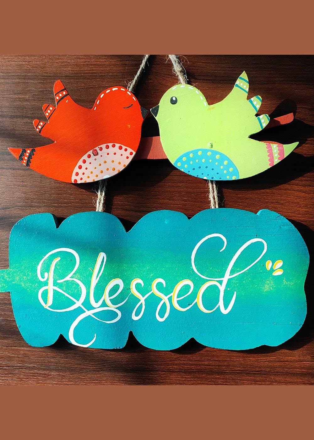 Get Handcrafted "Blessed" Wall Hanging at ₹ 990 | LBB Shop