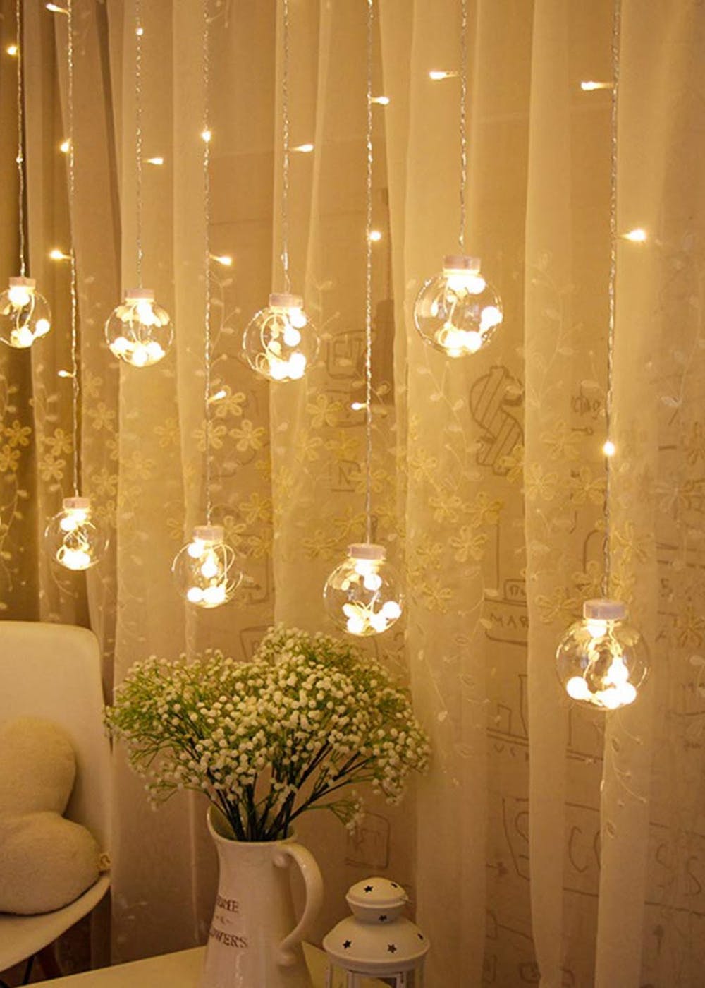 Get 5 meter, Warm White LED Wish Ball, 10 Wish Balls at ₹ 1580 | LBB Shop