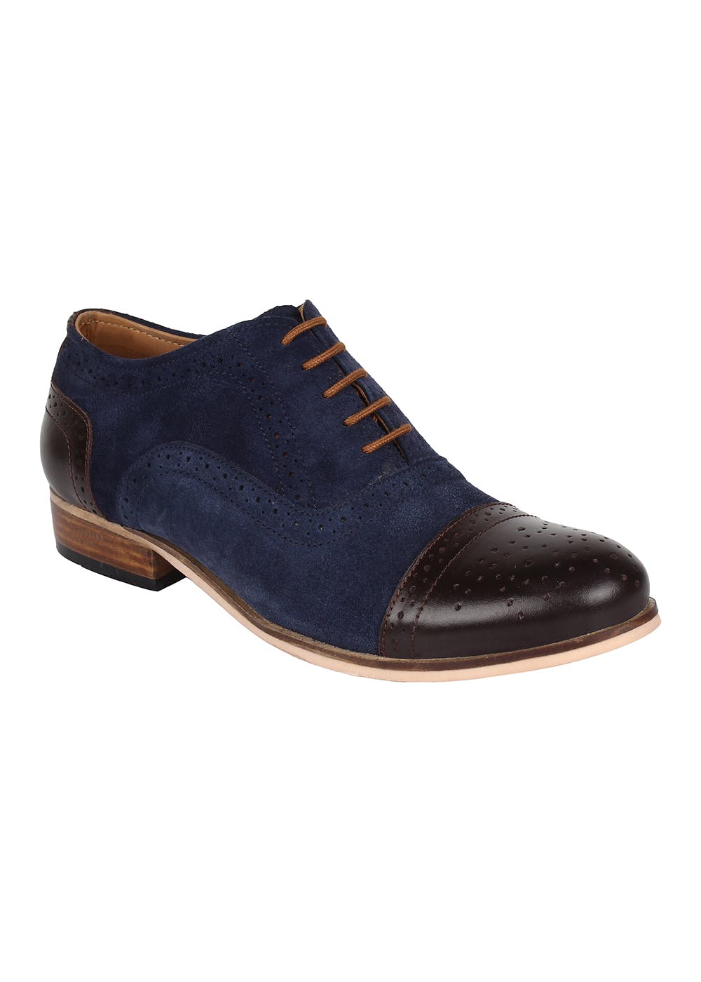 Get Two Tone Lace Up Oxford Shoes at ₹ 1839 | LBB Shop