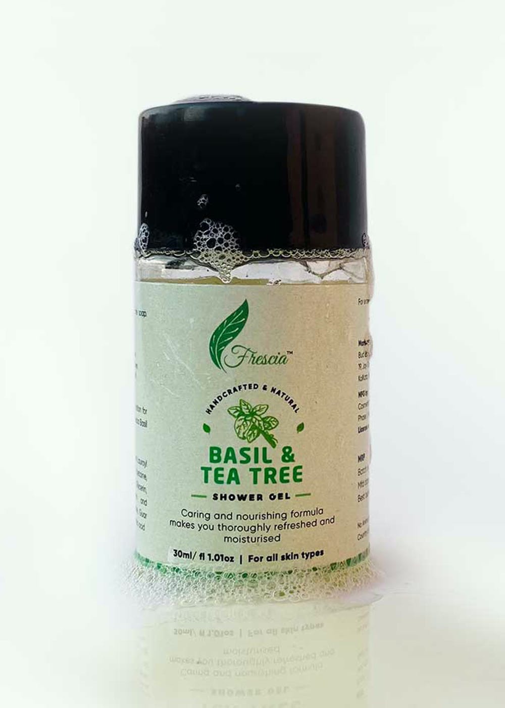 Get Basil & Tea Tree Shower Gel Mini – 30 ml at ₹ 129 | LBB Shop