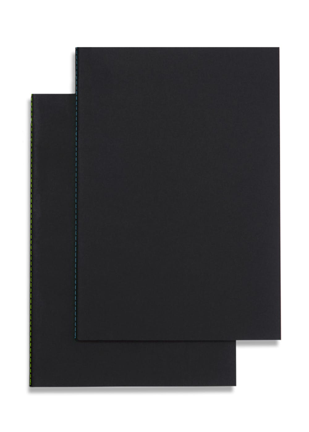 Get Set of 2 Green & Blue Coloured Pages Slim Notebooks at ₹ 344 | LBB Shop
