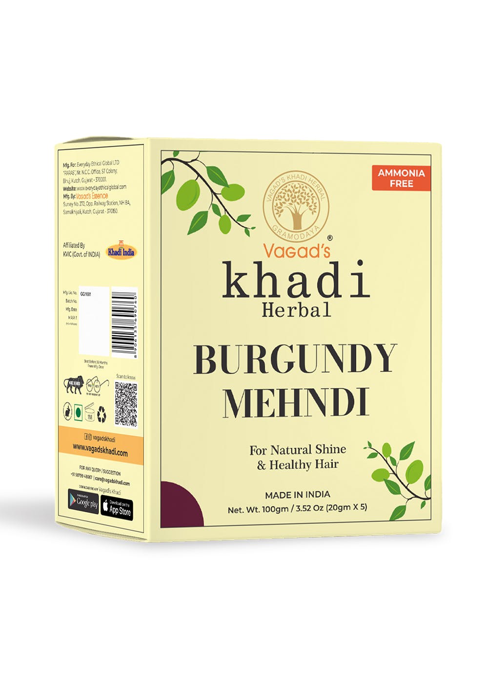 Get Burgundy Mehndi - 100 Grams at ₹ 149 | LBB Shop
