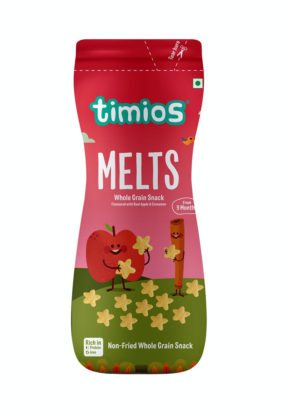 Get Melts Apple & Cinnamon Whole Grain Snack at ₹ 140 | LBB Shop