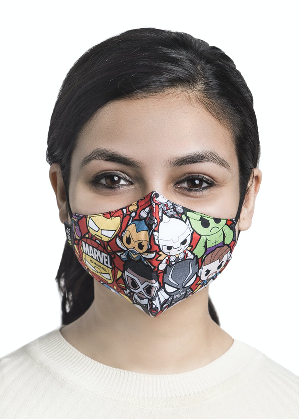 Get Marvel - Mini Avengers Face Mask at ₹ 495 | LBB Shop