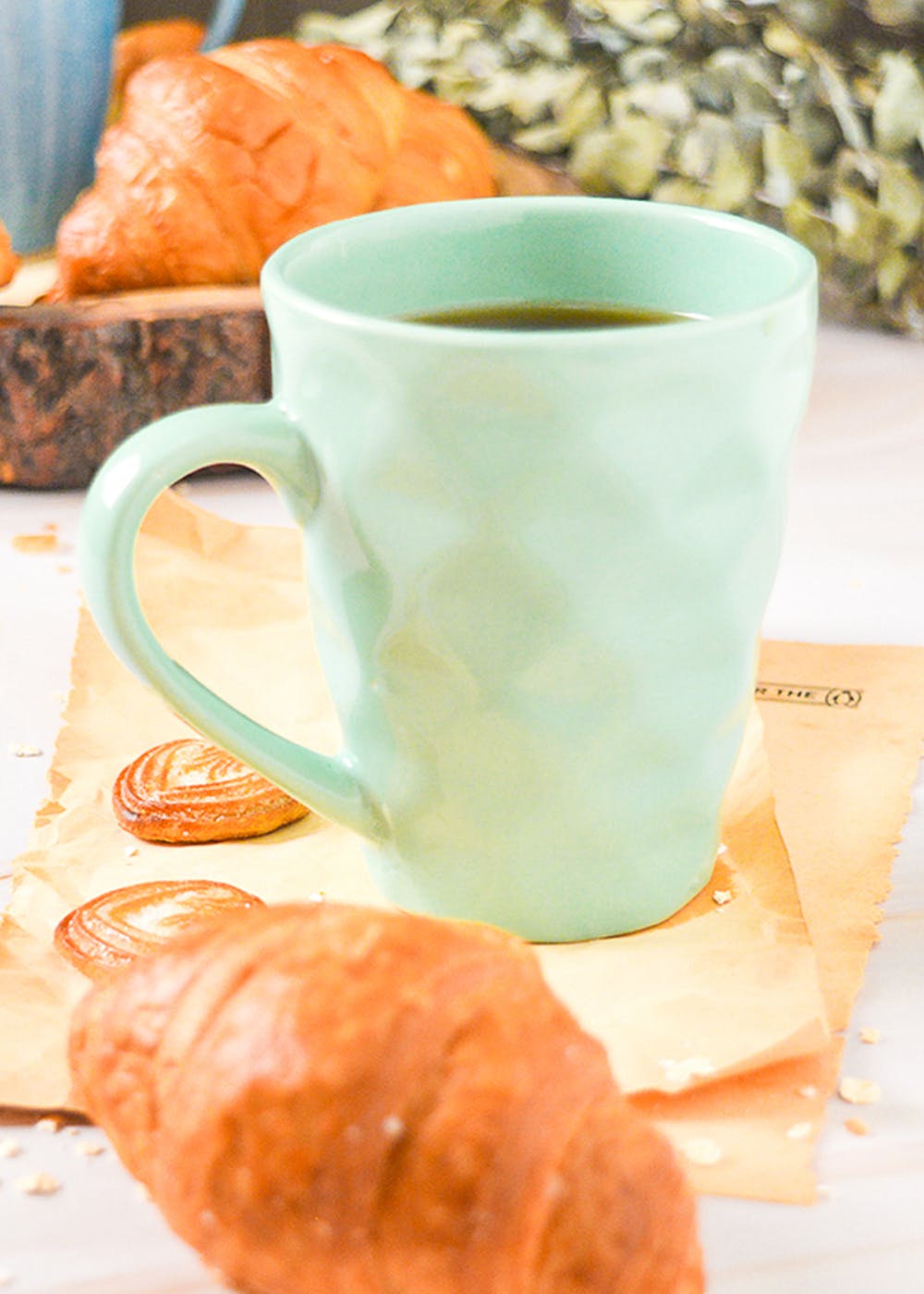 Get Mint Swirl Ceramic Mug - Set of 4 at ₹ 1200 | LBB Shop