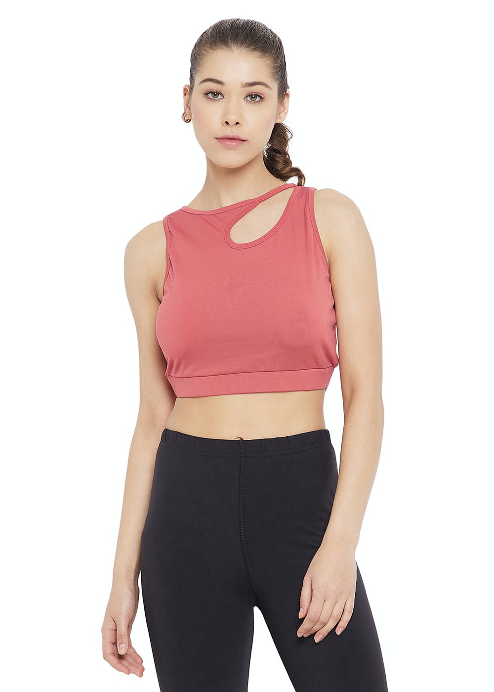 Get Women Rust Rapid-Dry Sports Bra at ₹ 399 | LBB Shop