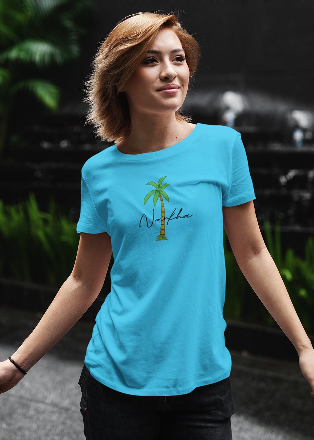 Get Palm Tree Sky Blue T-Shirt at ₹ 749 | LBB Shop