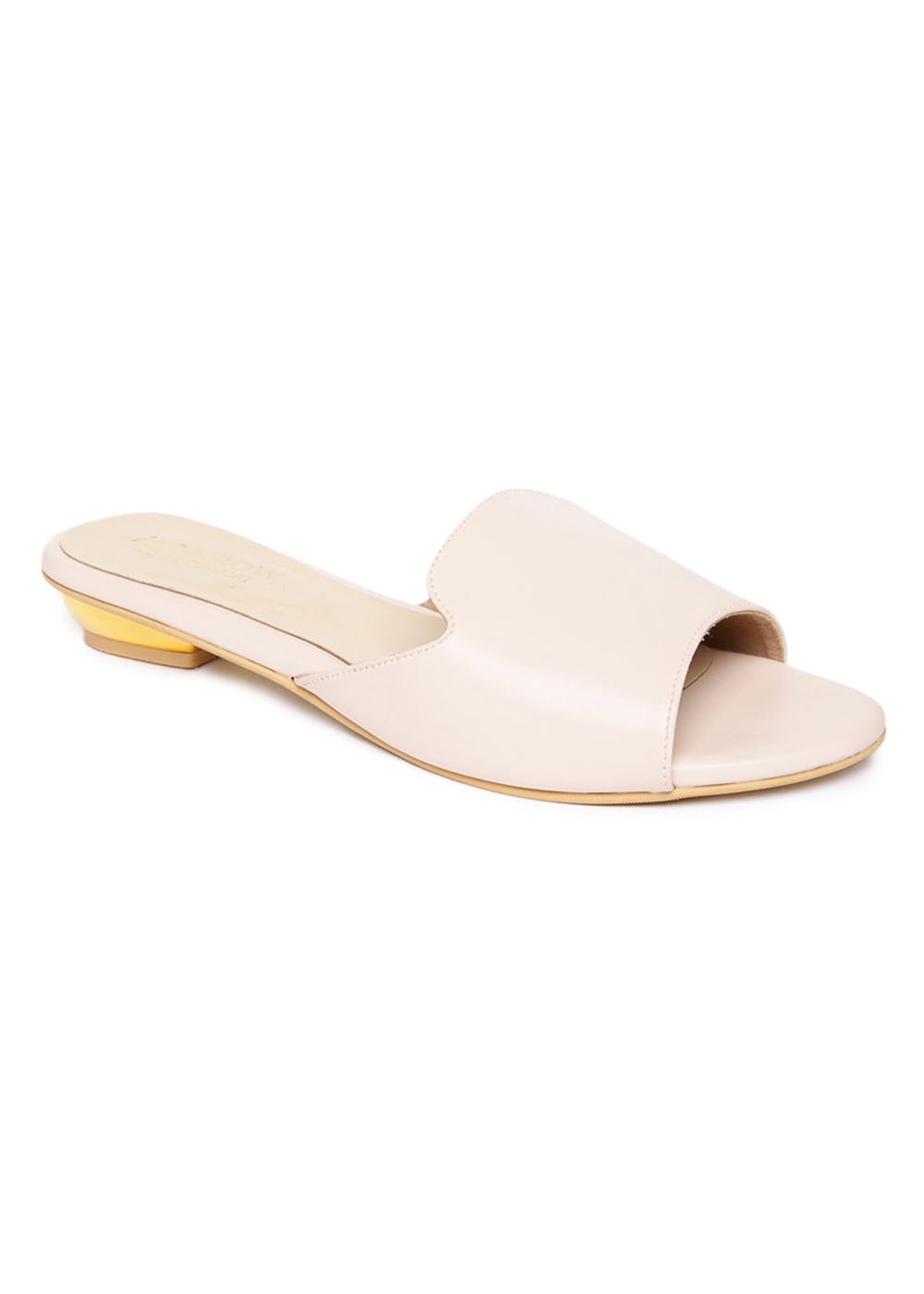 Get Cream Broad Strapped Slides at ₹ 934 | LBB Shop