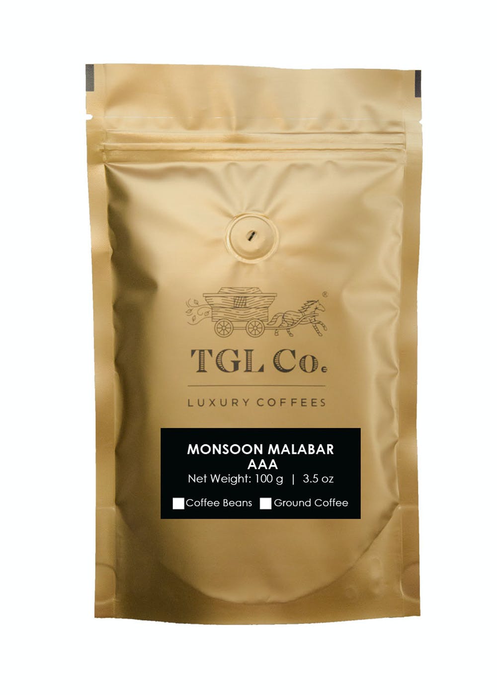 Get Monsoon Malabar AAA Roasted Coffee Beans - 100gm at ₹ 237 | LBB Shop