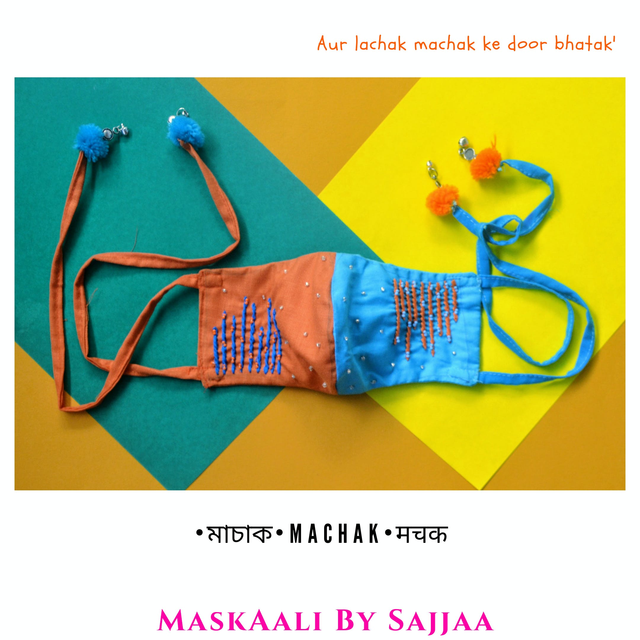 Get Machak Embroidered Face Mask at ₹ 524 | LBB Shop