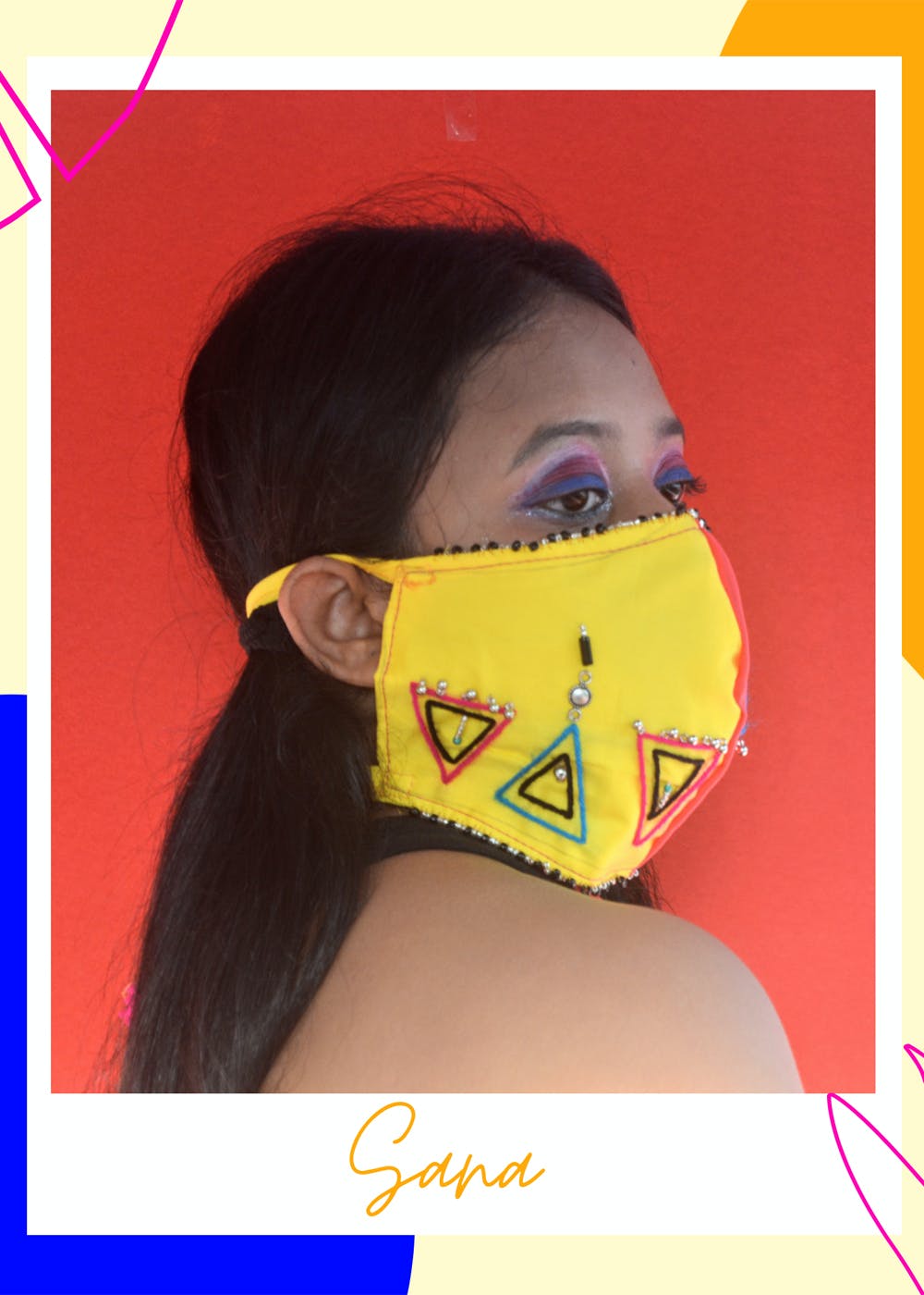 Get Sana Embroidered Face Mask at ₹ 524 | LBB Shop