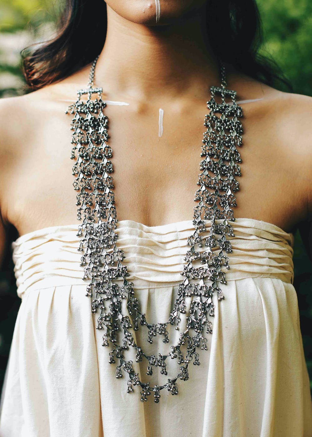 Get Silver Drop Necklace at ₹ 2613 | LBB Shop