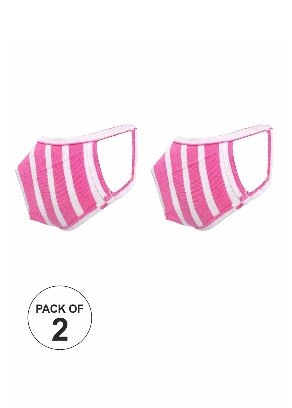 Get Unisex Pink/white Pack of 2 Pieces 2 Ply Anti Pollution & Anti Dust ...