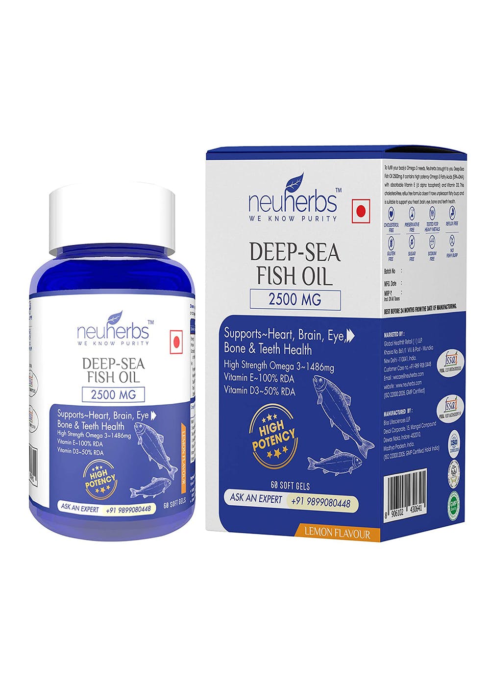 Get Deep Sea Omega 3 Fish Oil- 2500mg at ₹ 699 | LBB Shop