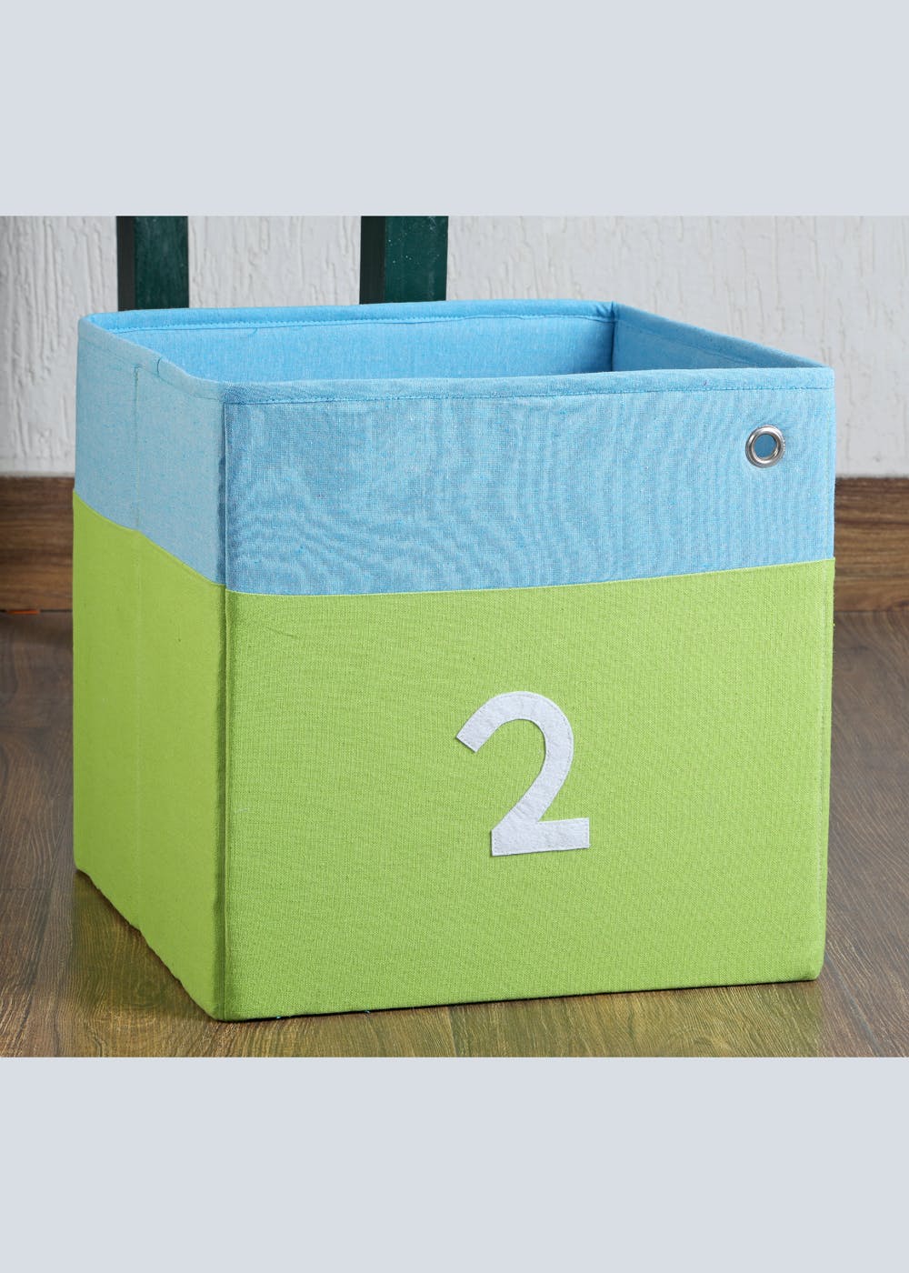 Get Sky Blue And Lime Green No 2. Foldable Storage Cube at ₹ 399 | LBB Shop