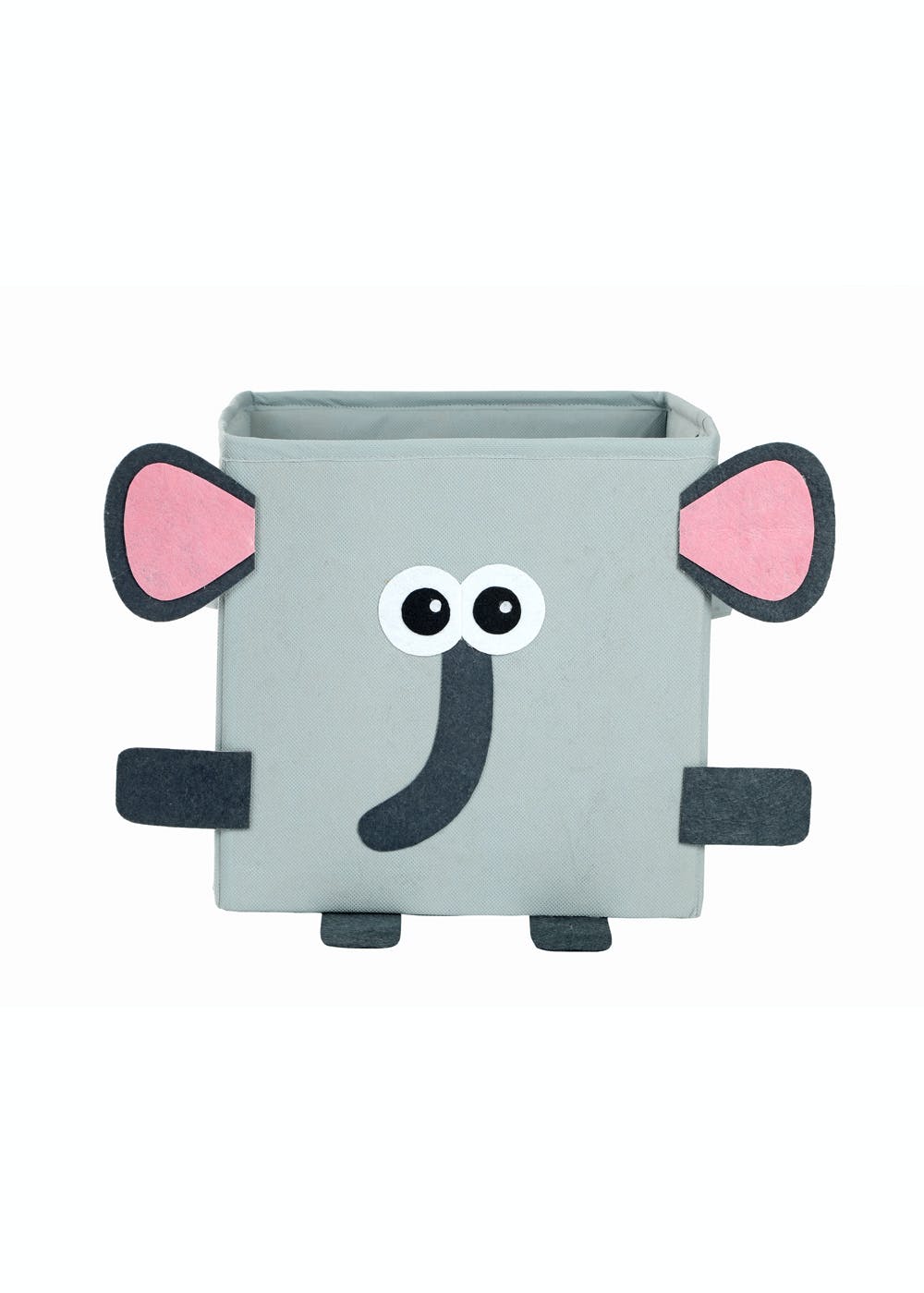 Get Grey Elephant Patch Foldable Storage Cube at ₹ 449 | LBB Shop