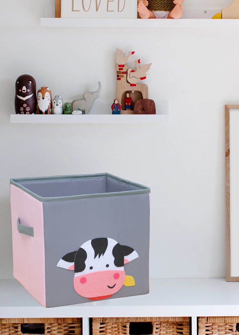 Get Lori Cow Medium Storage Cube For Kids Room at ₹ 499 | LBB Shop