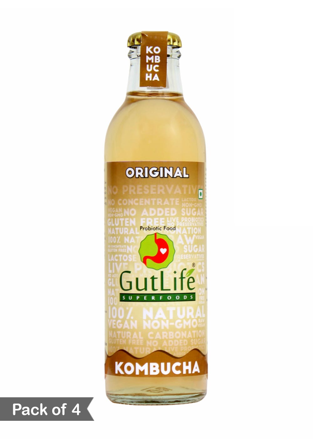 Get Original Kombucha - Pack of 4 at ₹ 600 | LBB Shop