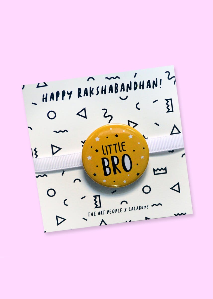 Get Little Bro Badge Rakhi at ₹ 250 | LBB Shop