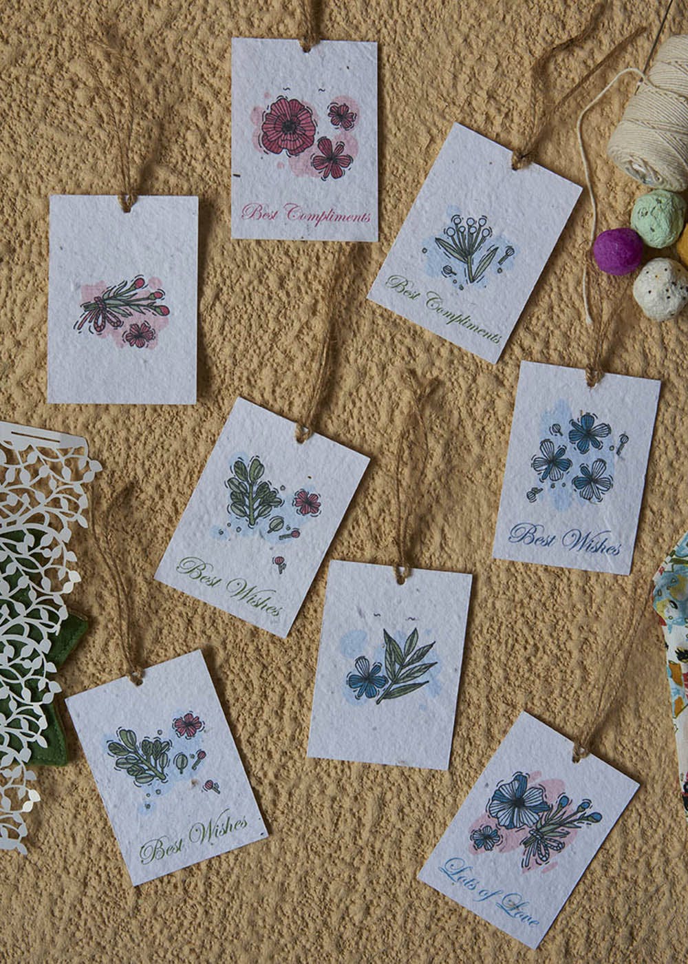 Get Set of 8 Pastel Notes Gift Tags at ₹ 238 | LBB Shop