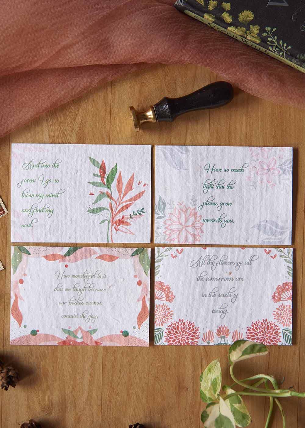 Get Seed Paper Postcards Floral Edit at ₹ 237 | LBB Shop