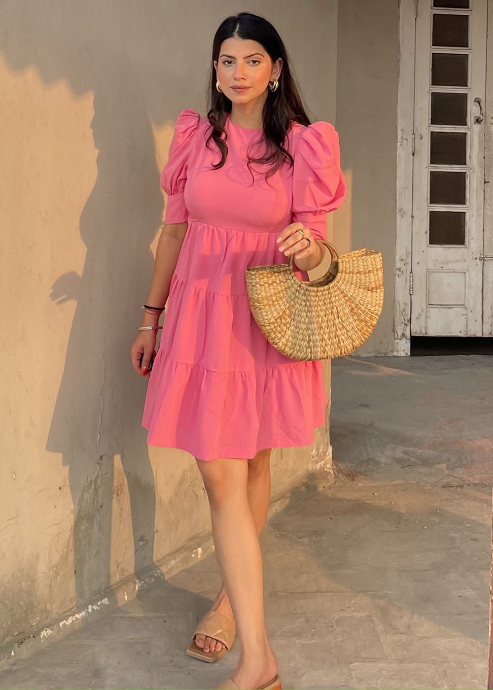 Get Pink Short Backless Dress at ₹ 2699 | LBB Shop
