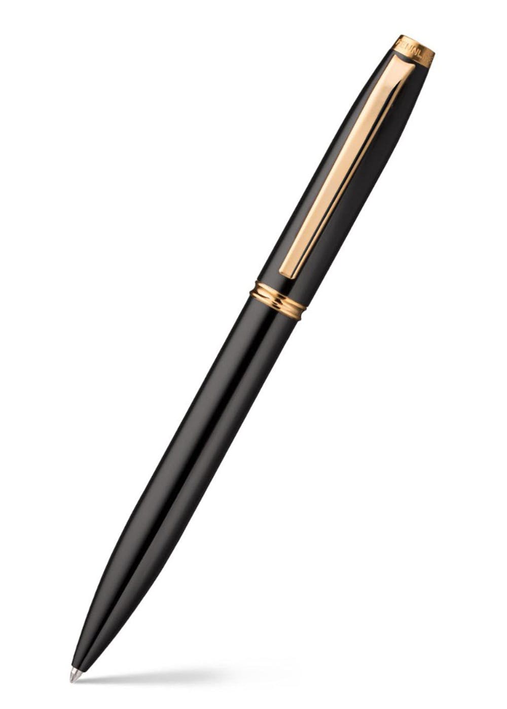 Get Atlas Ballpoint Pen Gloss Black With Gold Trims at ₹ 1095 | LBB Shop