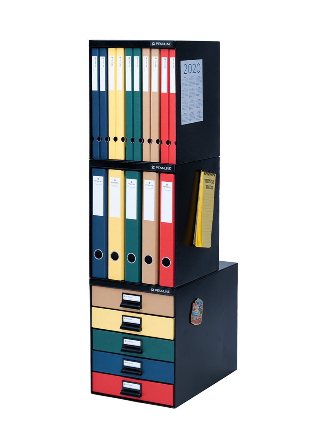 Get Hub Filing Metal Cabinet With 10 Vertical Slim Folders (Spring ...