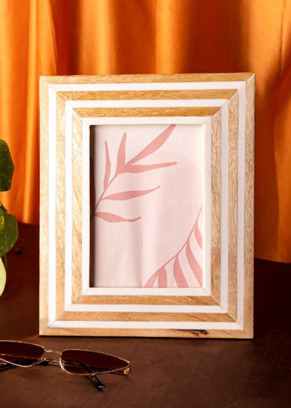Get Photo Frame Wood and White Resin at ₹ 1000 | LBB Shop