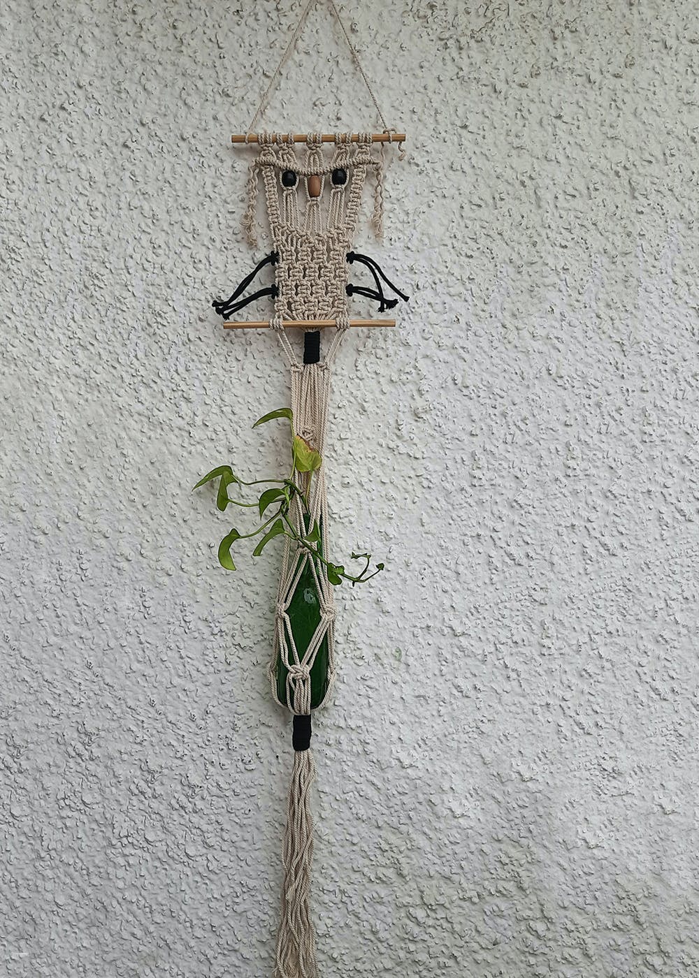 Get OWL Macrame Plant Holder/Planter-Washable Indoor Outdoor Plant ...