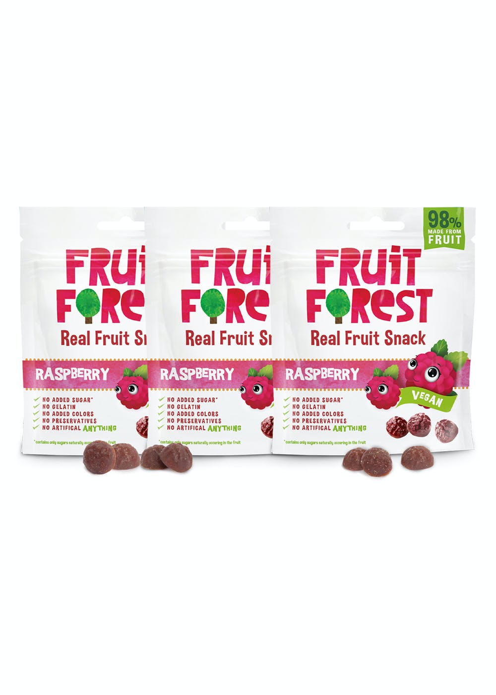 Get Pack of 3 Raspberry Real Fruit Gummy at ₹ 410 | LBB Shop