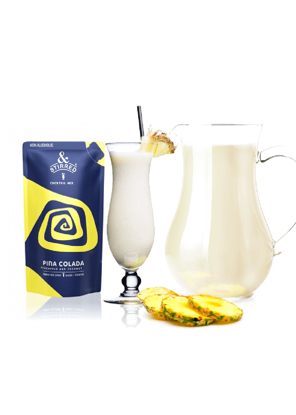 Get Pina Colada - Combo Pack of 8 (Pitcher Pack) + 1 Peg Measure + 4 ...