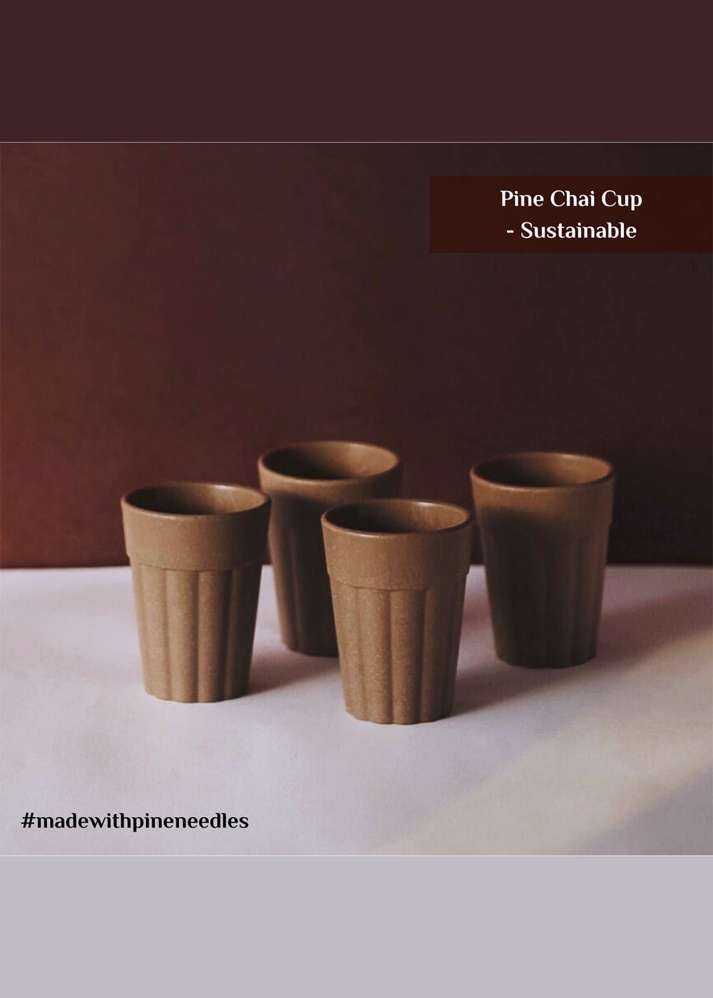 Get Pine Chai Cup - Sustainable (Set of 4) at ₹ 423 | LBB Shop
