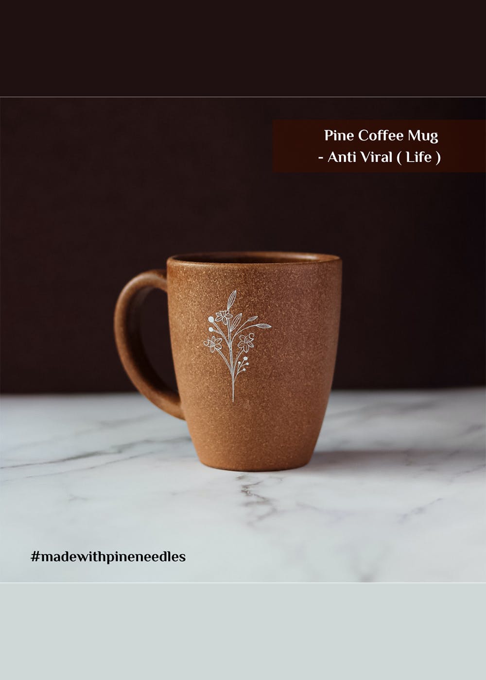 Get Floral Print Pine Coffee Mug - Anti Viral at ₹ 585 | LBB Shop