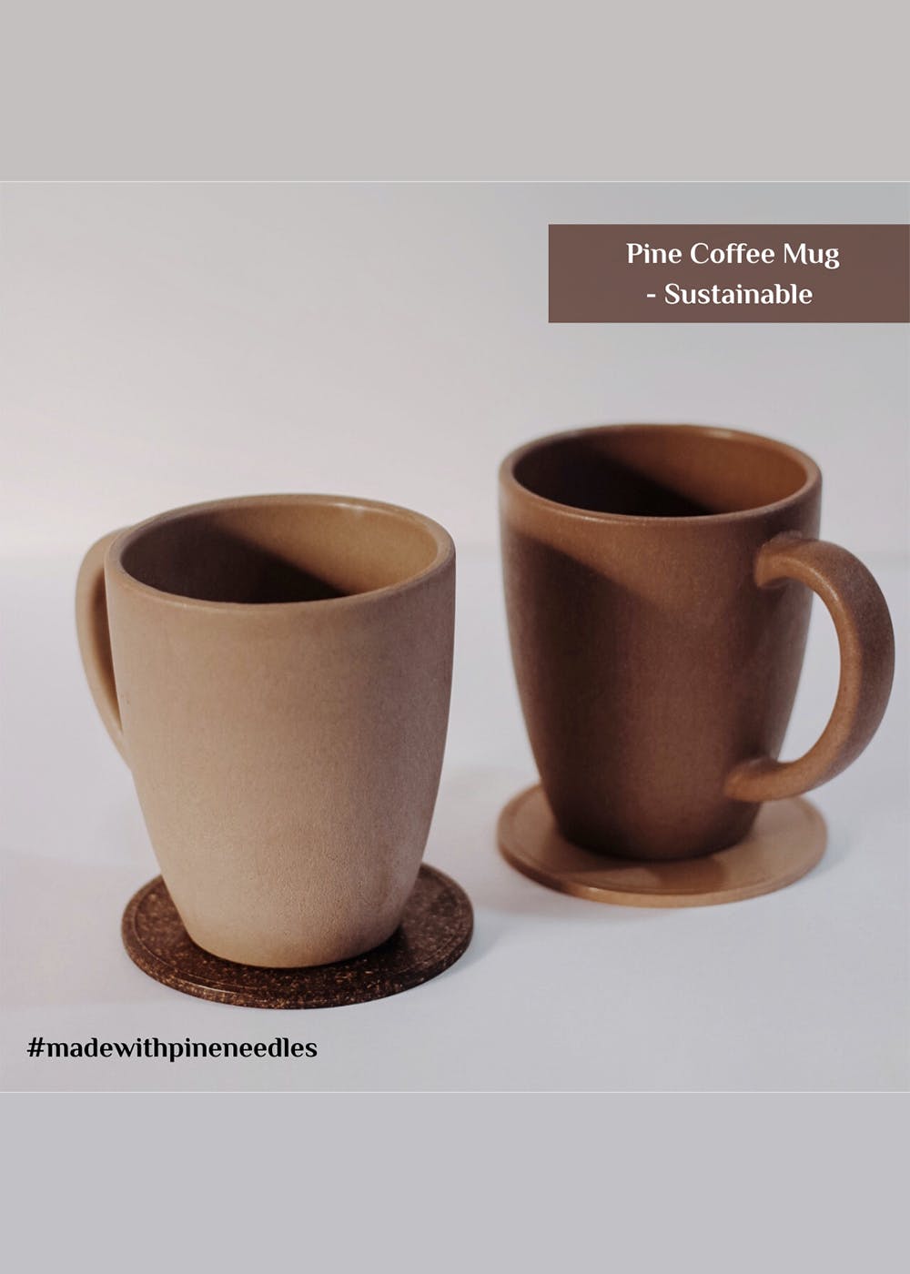 Get Pine Coffee Mug - Sustainable (Set of 2) at ₹ 358 | LBB Shop